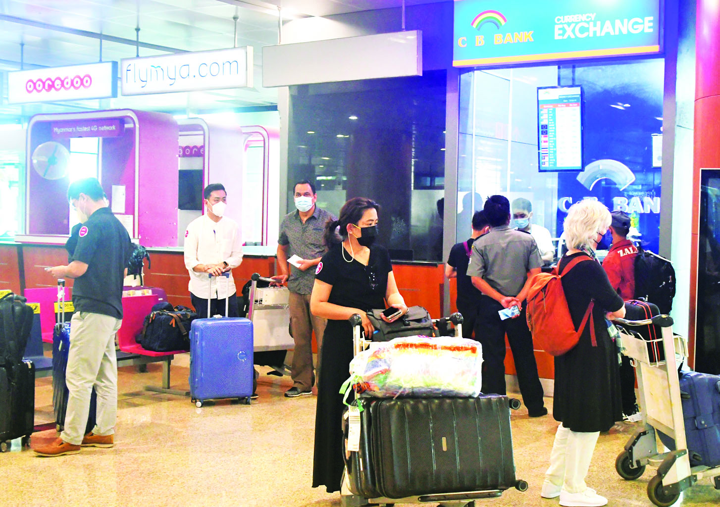 ရန်ကုန်အပြည်ပြည်ဆိုင်ရာလေဆိပ်သို့ နိုင်ငံတကာခရီးသွားများ ဝင်ရောက်လျက်ရှိ News And Periodical